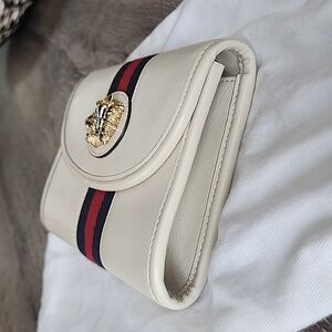 Gucci | Bags | Gucci Rajah Crossbody Mini Bag Ivory Textured Calfskin ...